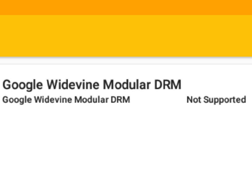 DRM Google widevine solution pour contourner cette sécurité."tablette ...